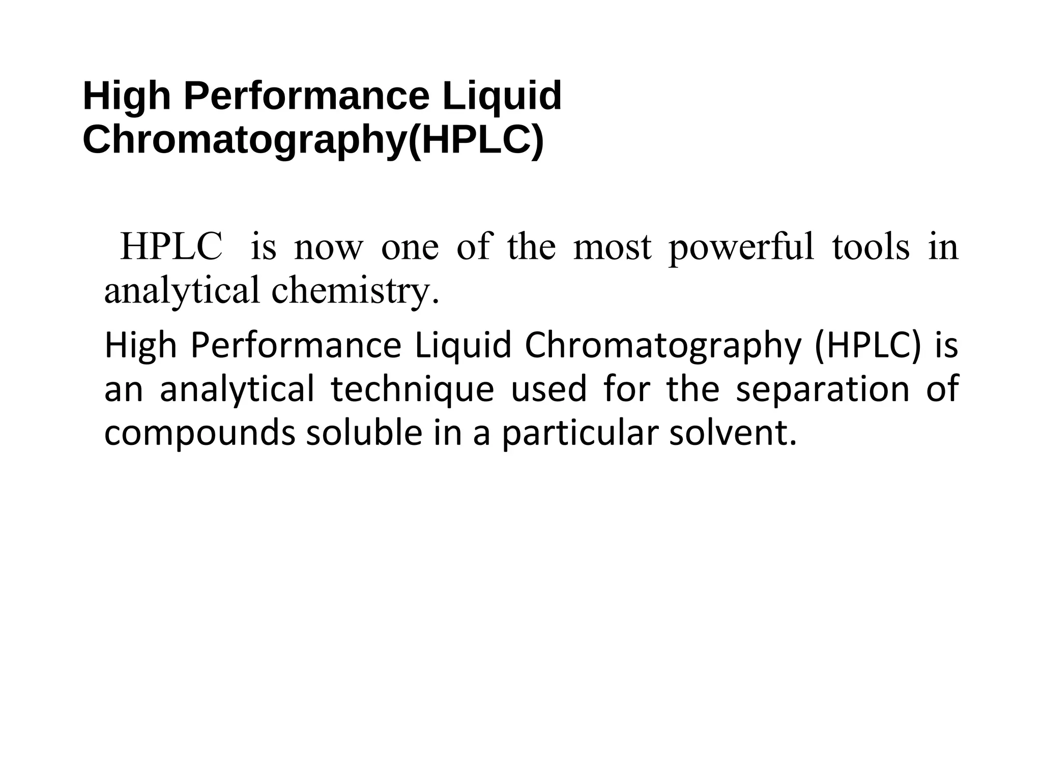 Hplc ppt | PPT