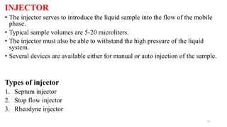 HPLC (High pressure liquid chromatography) | PPTX