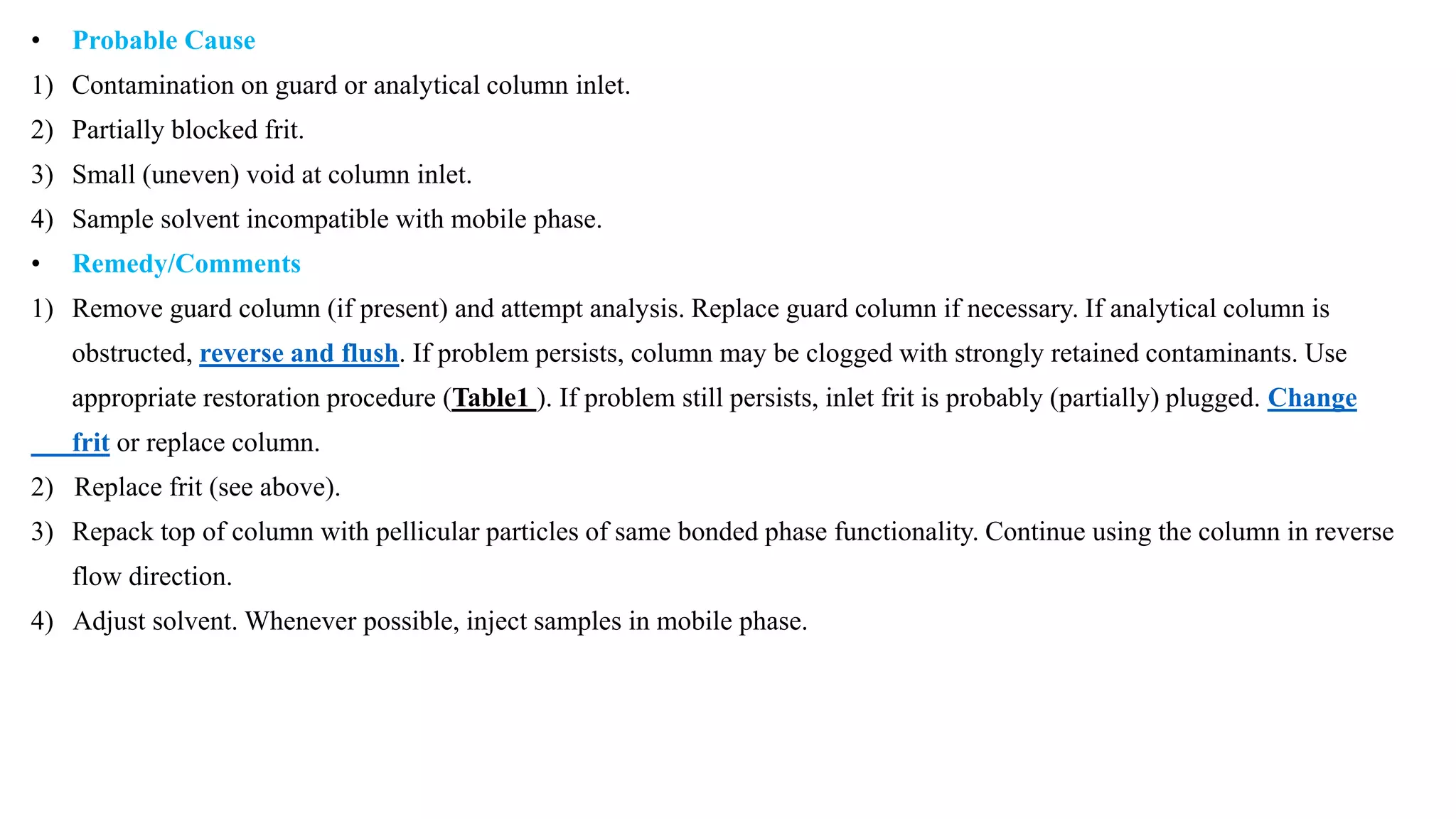 HPLC Problems, Probable Causes, and Remedies2020.pptx