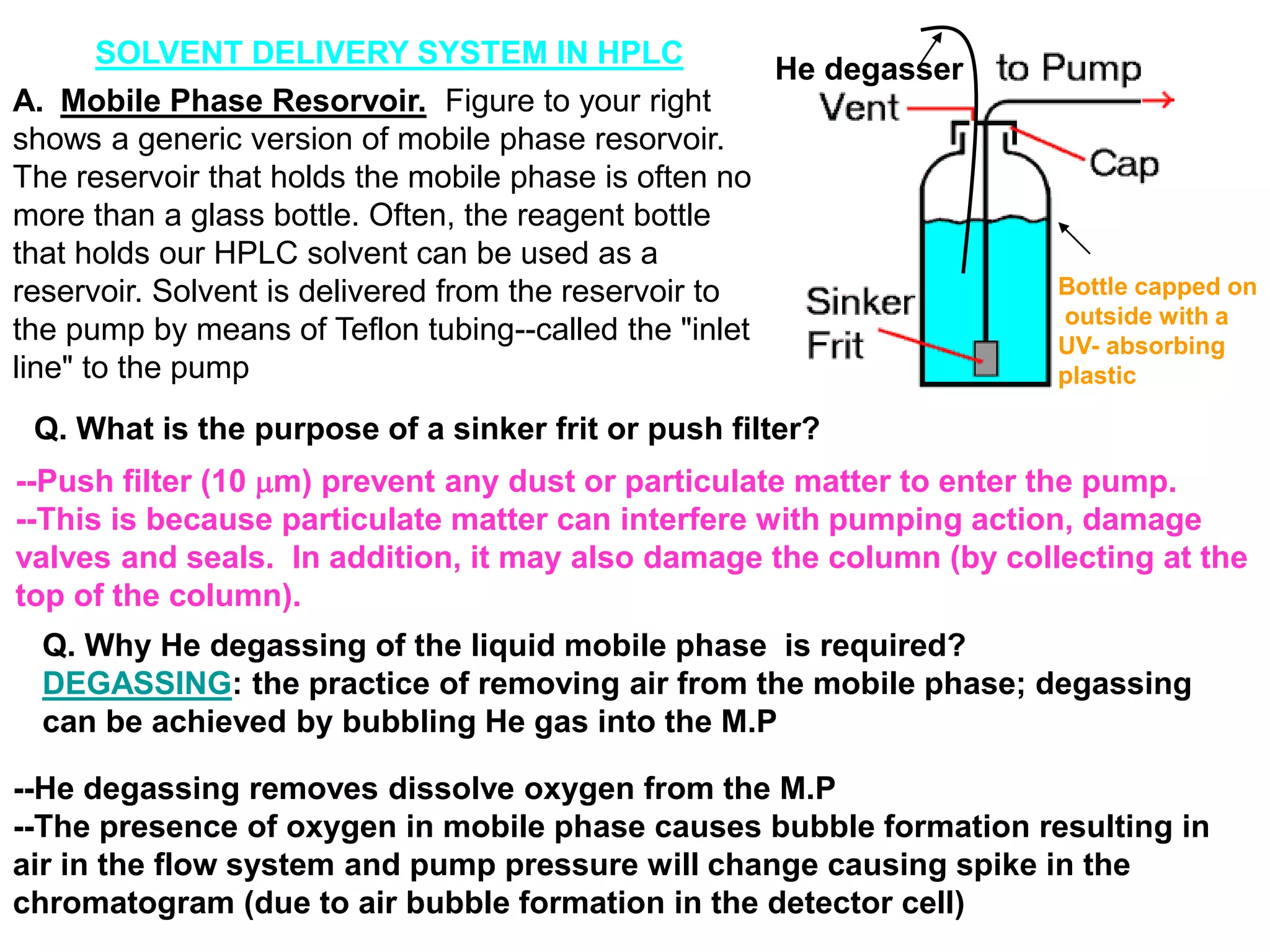 Hplc instrumentation in detail (Practical) Hplc pump inj_column | PPTX