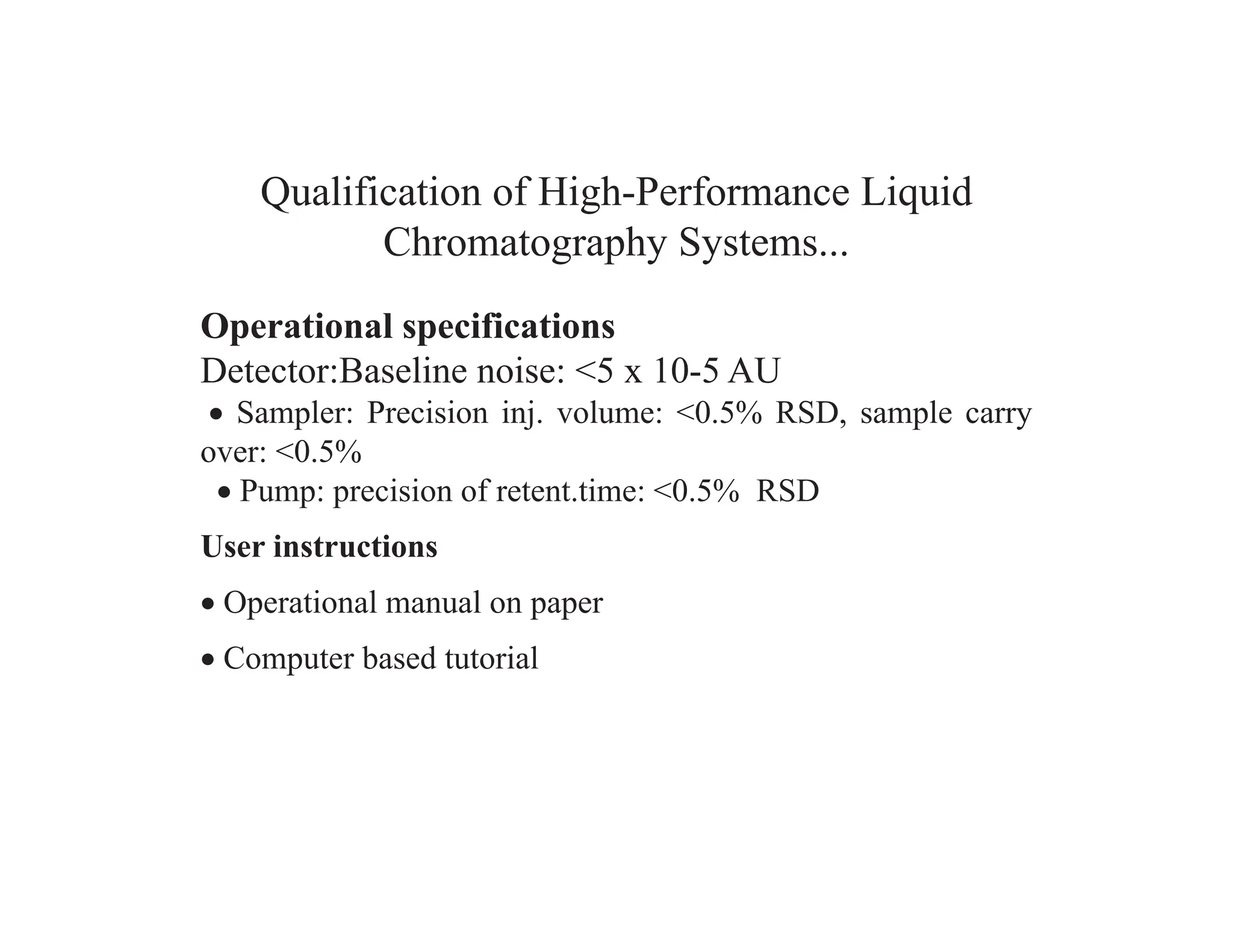 High Performance Liquid Chromatography Qualification .pdf