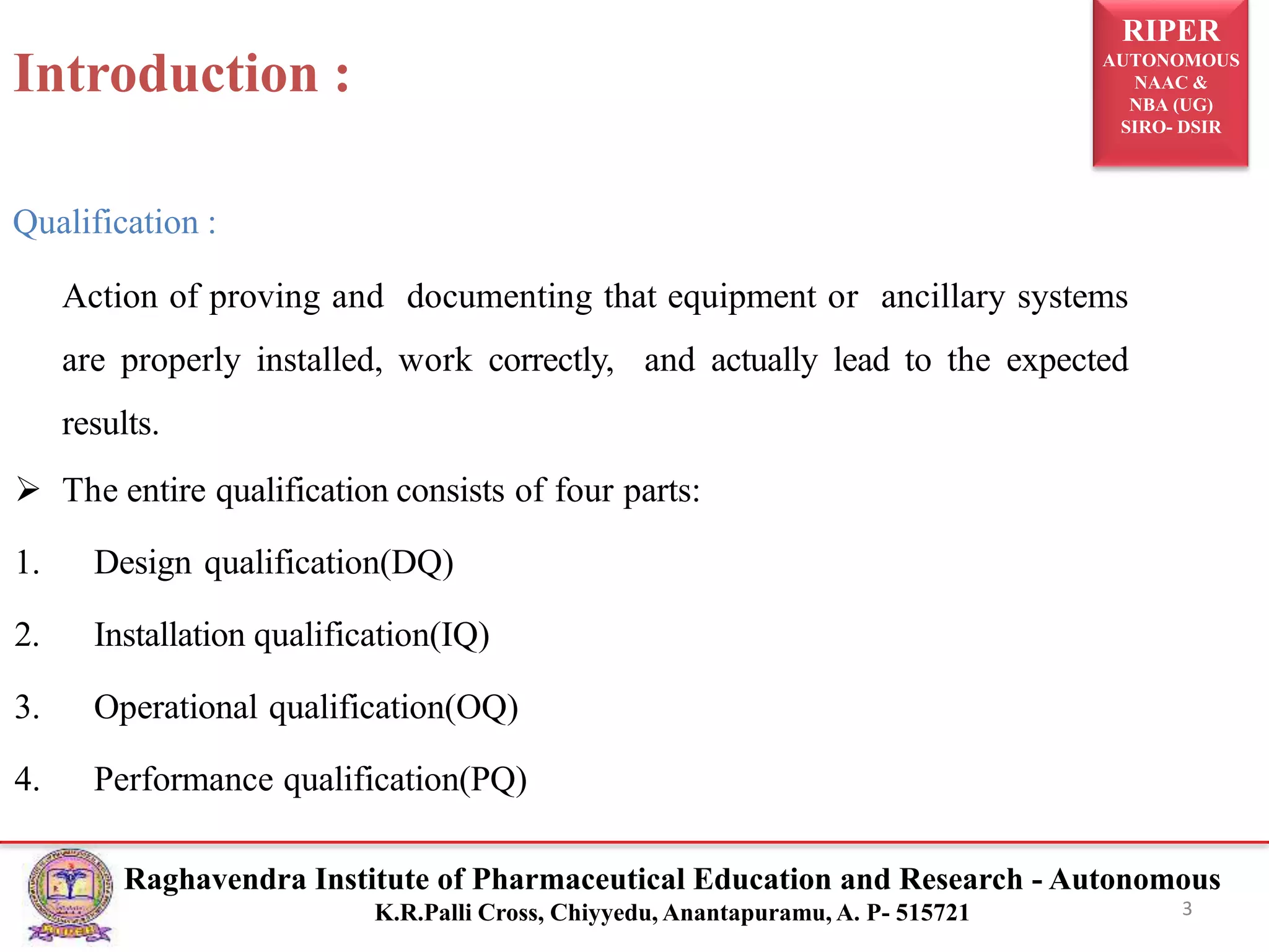 Qualification Of HPLC | PPTX