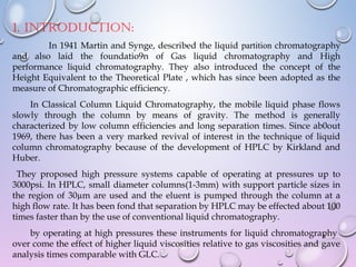 HPLC (HIGH PERFOMANCE LIQUID CHROMATOGRAPHY) | PPT