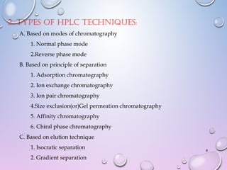HPLC (HIGH PERFOMANCE LIQUID CHROMATOGRAPHY) | PPT