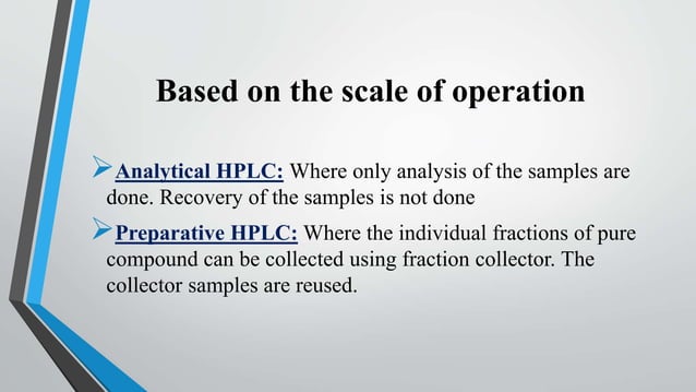 HPLC INTRO AND TROUBLESHOOTING | PPTX