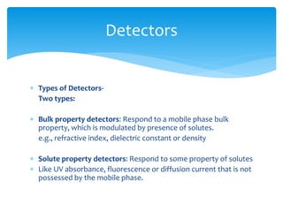 High Performance Liquid Chromatography (HPLC) | PPTX | Chemistry | Science