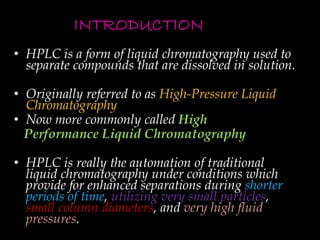 Hplc | PPTX