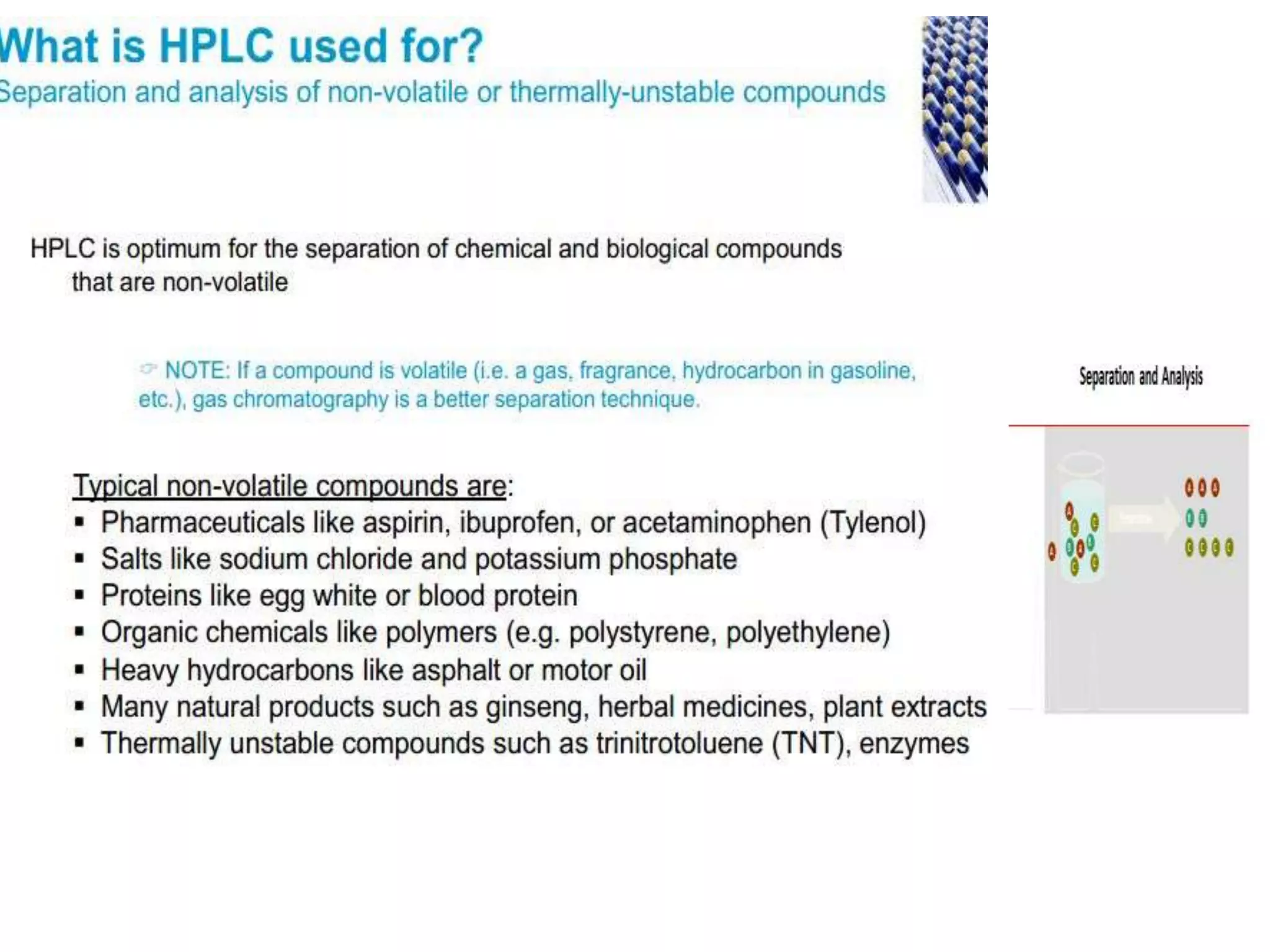 HPLC[ HIGH PERPROMANCE LIQUID CHROMATOGRAPHY OR HIGH PRESSURE LIQUID ...