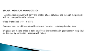 HPLC BY SR SAWARNI | PPTX