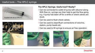 HPLC tips & tricks | PPTX