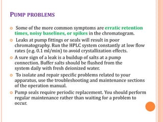 Hplc troubleshooting converted | PDF