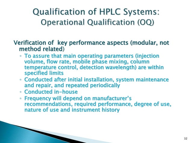 HPLC validation.ppt | Chemistry | Science