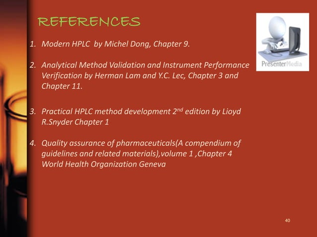 Hplc validation sud mpharm | PPT