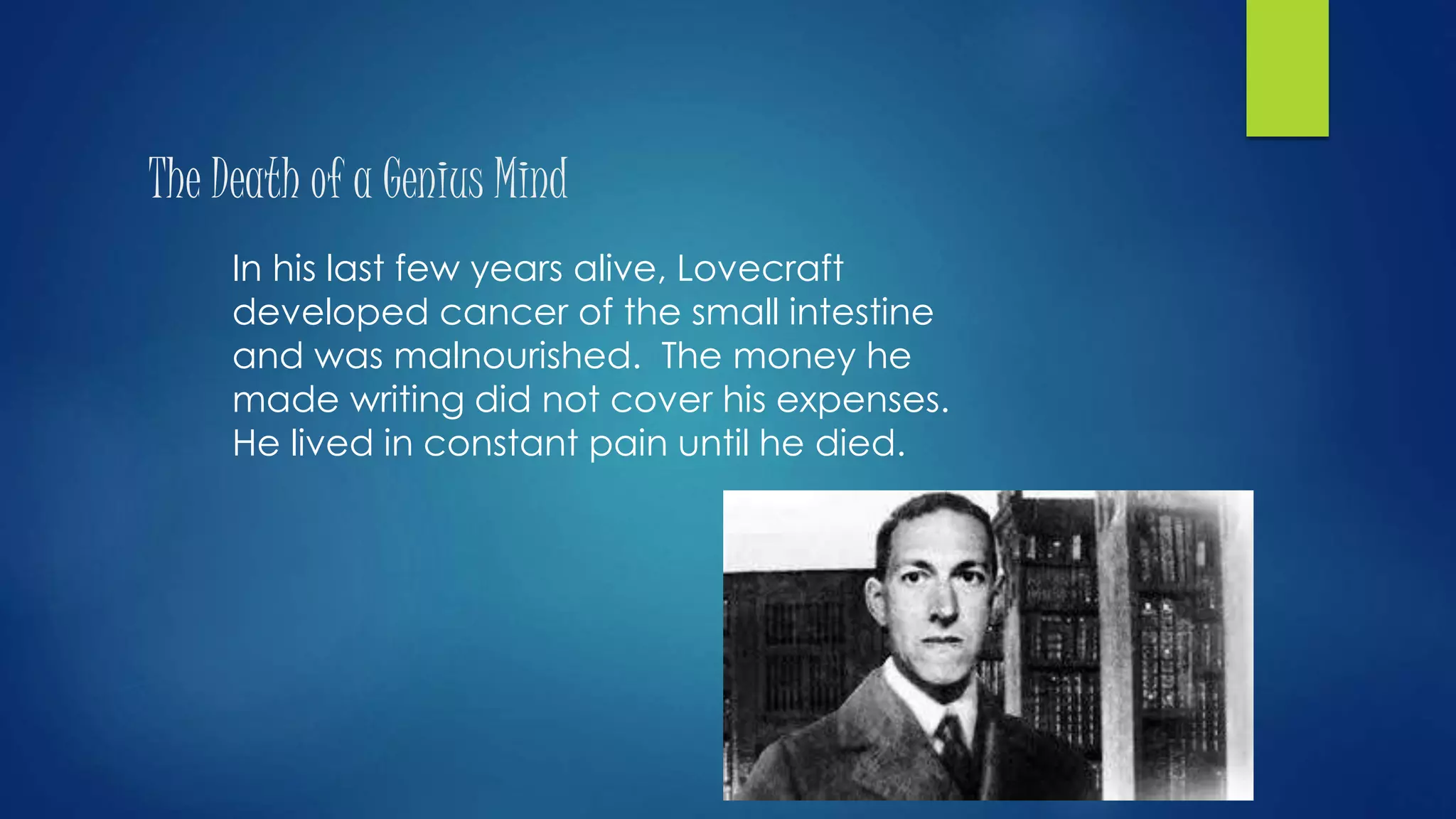H.P. Lovecraft | PPTX