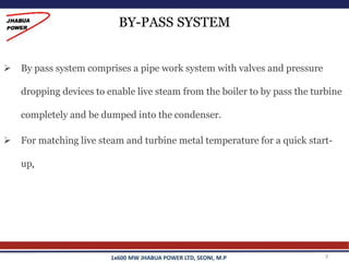 HP & LP ByPass System in 600MW power plant | PPTX