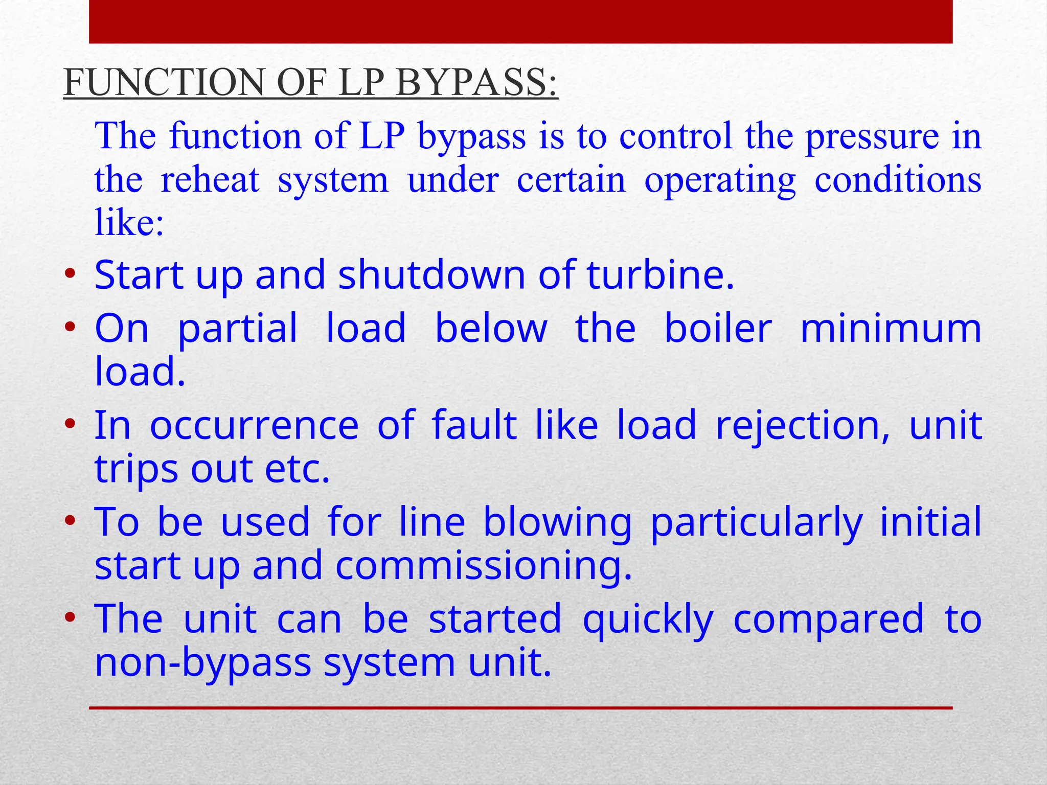 HP_LP_Bypass_System and its use in thermal Power plant | PPT