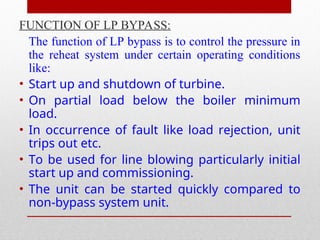 HP_LP_Bypass_System and its use in thermal Power plant | PPT