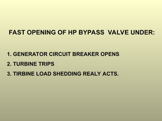 HP LP BYPASS SYSTEM required for power plant.ppt