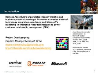 HPMC12: Avanade - Multi-Channel Marketing Engine | PDF
