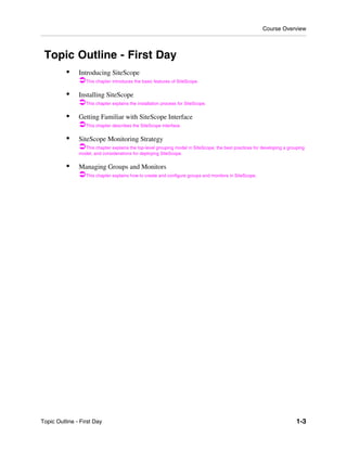 Hp monitoring tool site scope | PDF