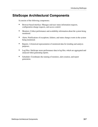 Hp monitoring tool site scope | PDF | Web Development | Internet