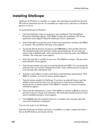 Hp monitoring tool site scope | PDF | Web Development | Internet