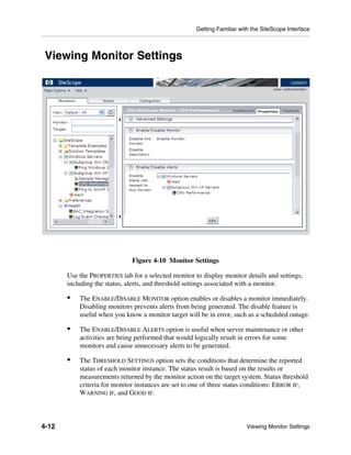 Hp monitoring tool site scope | PDF | Web Development | Internet