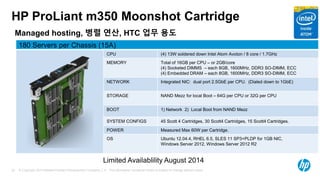 Hp moonshot Server | PPTX | Operating Systems | Computer Software and ...