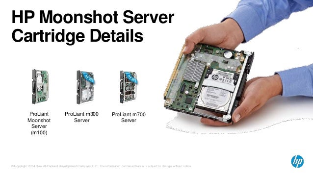 Hp moonshot Server
