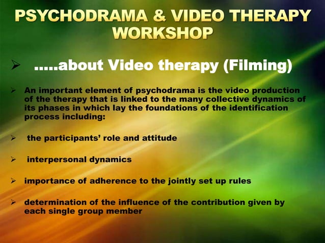 HP-MOS Psychodrama Workshop Presentation | PPT