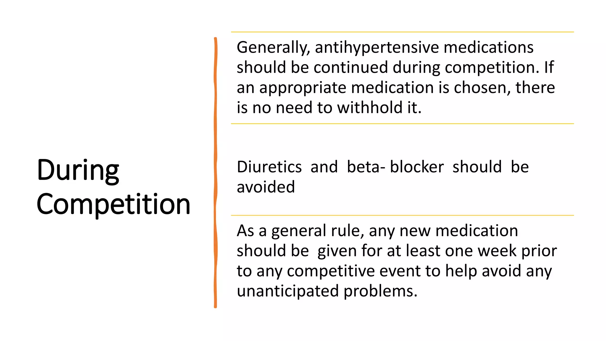 Hypertension in Athletes | PPTX