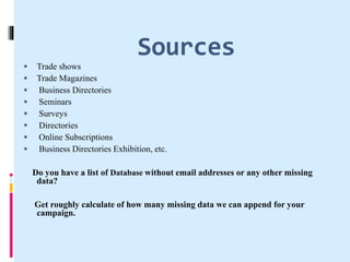 Hp network users email data | PPT
