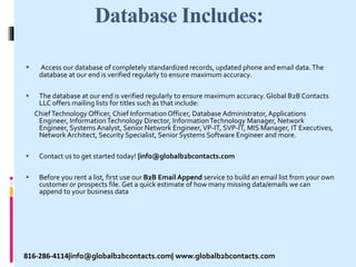 Hp network users email data | PPT