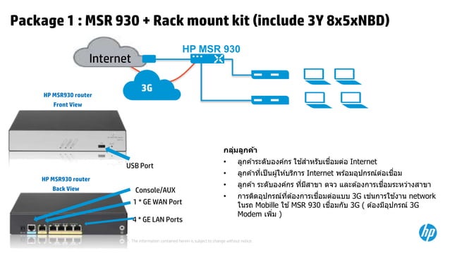 Hp next gen msr series routers technical training 21 jan15 | PPTX