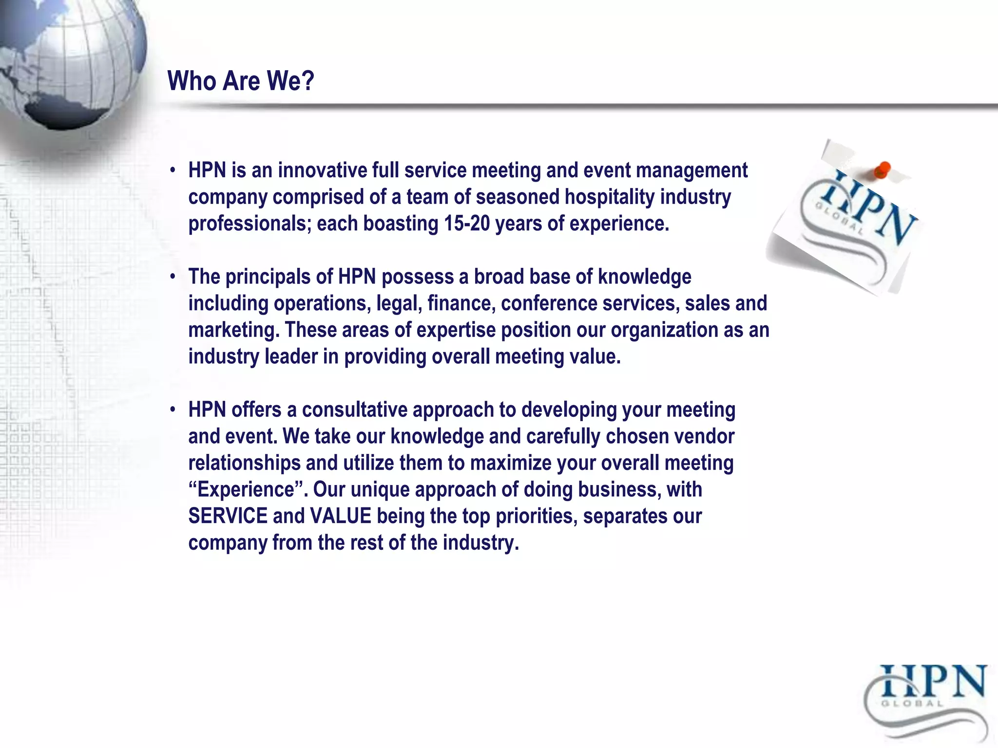 Hpn Global Presentation | PDF