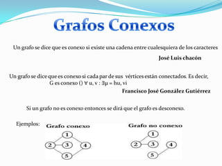 grafos conexos | PPTX