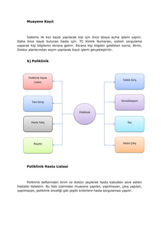 Hastane Poliklinik Otomasyonu | PDF