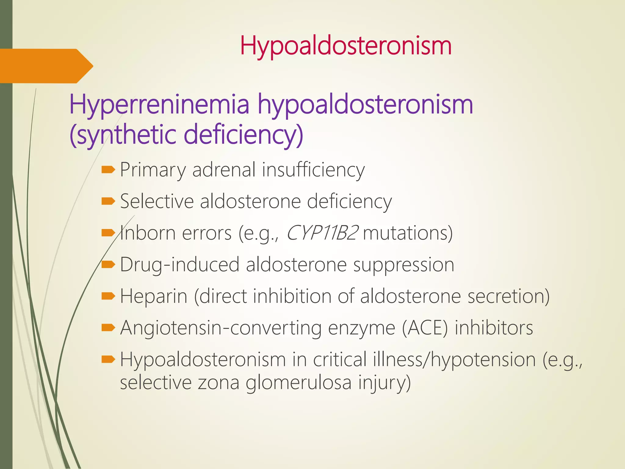 Hpofunction of adrenal cortex | PPTX