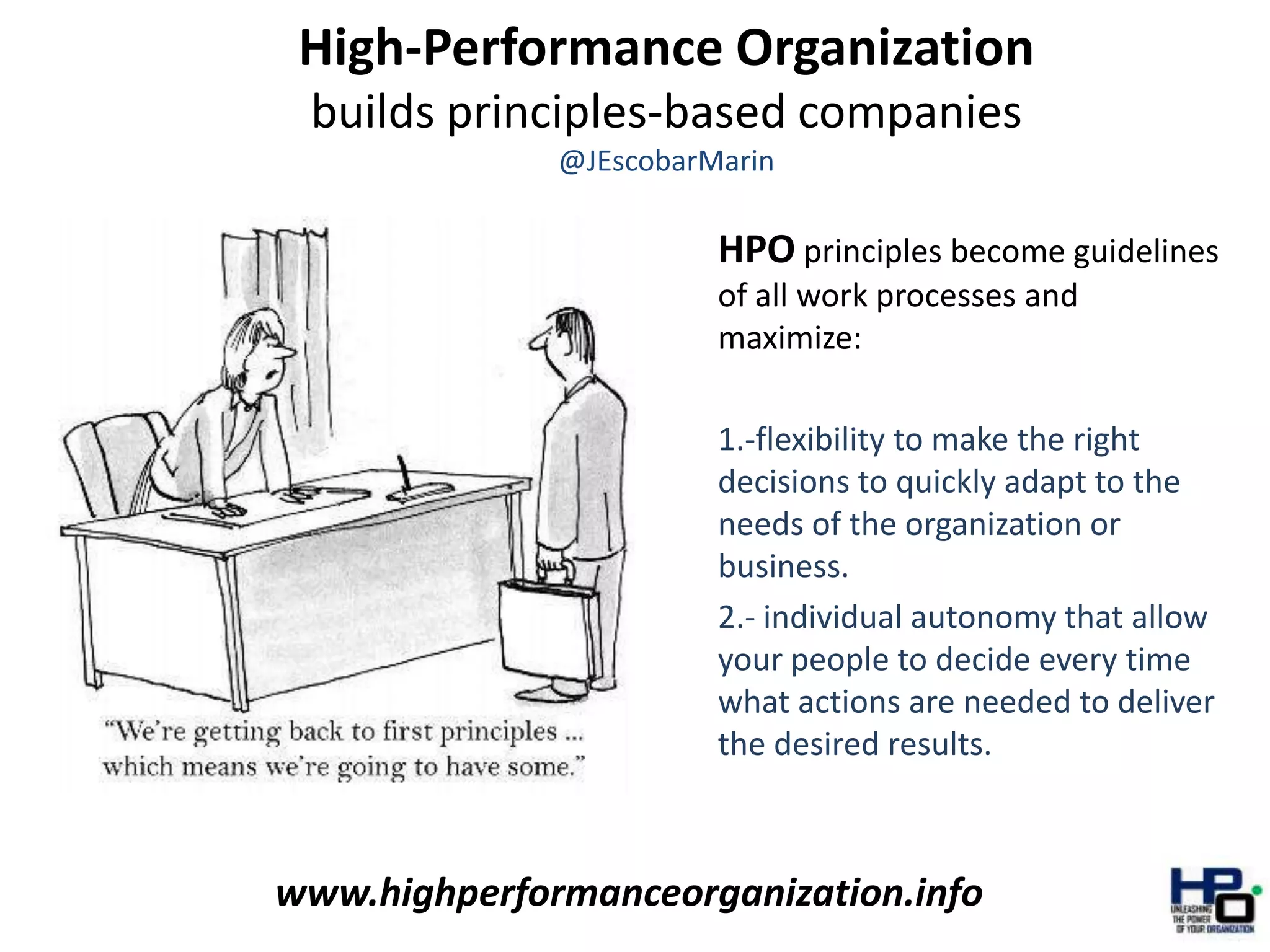 High-Performance Organization builds principles-based companies | PPT