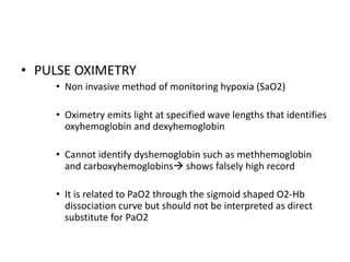 Monitoring Hypoxia and oxygen supplementation | PPTX