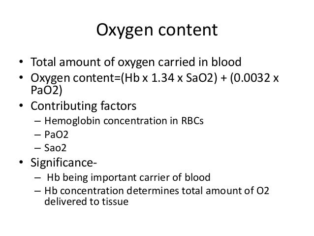 Monitoring Hypoxia and oxygen supplementation