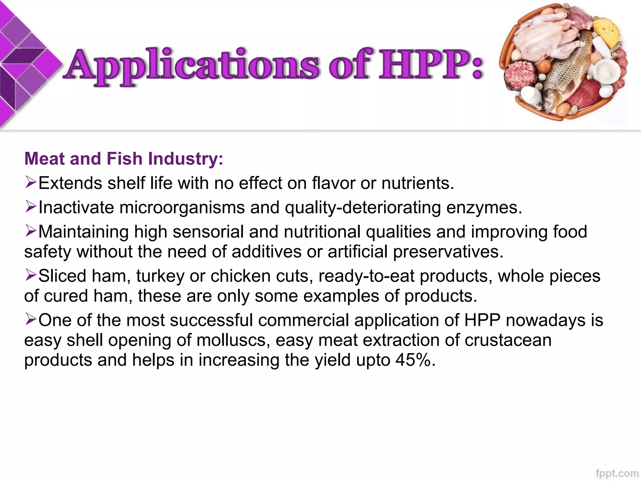 High pressure processing of food | PPT