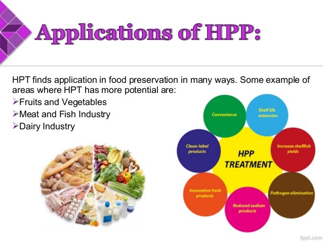 High pressure processing of food