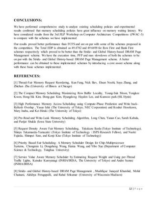 Memory Access Scheduling | PDF