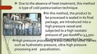 High Pressure Processing (HPP) | PPTX