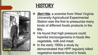 High Pressure Processing (HPP) | PPTX