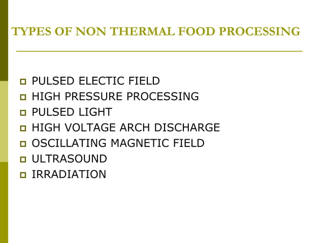 High Pressure Processing | PPT