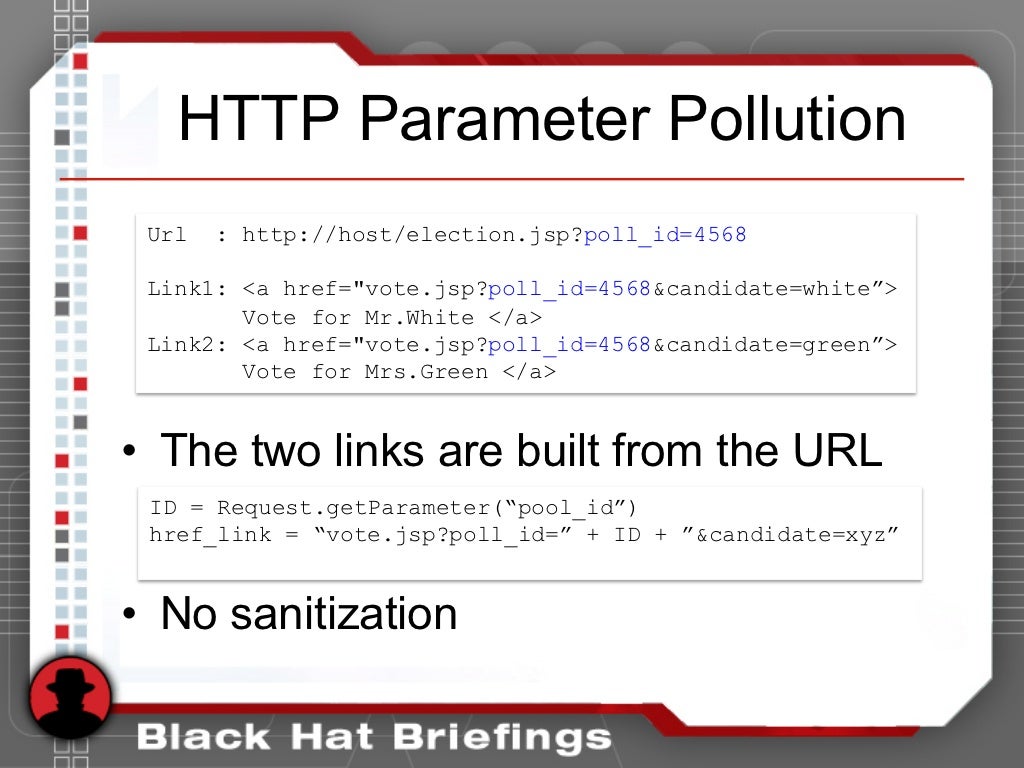 Parameter Pollution Vulnerabilities In Web Applications Black H