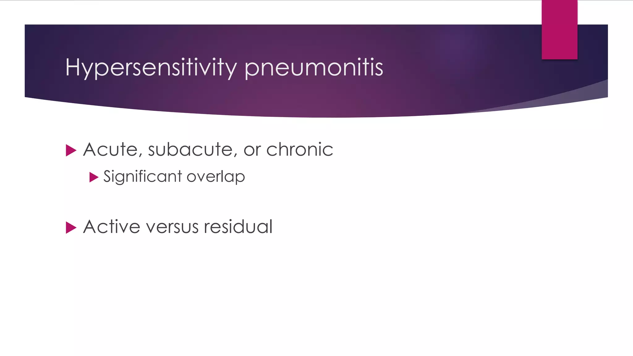 Hypersensitivity pneumonitis: radiology and pathology aspect | PDF