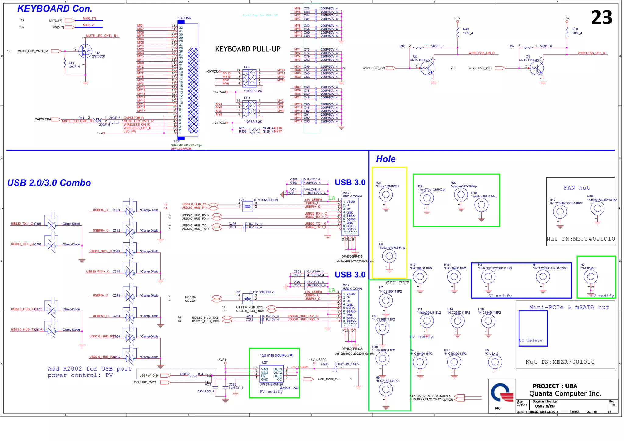 HP Pavilion 15 F Quanta U8A DA0U8AMB6A0 REV 1A UMA Schematic Diagram.pdf